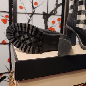 BCB GENERATION | Shoes | Bcb Generation Ladies Black Ivory Plaid Boots ...
